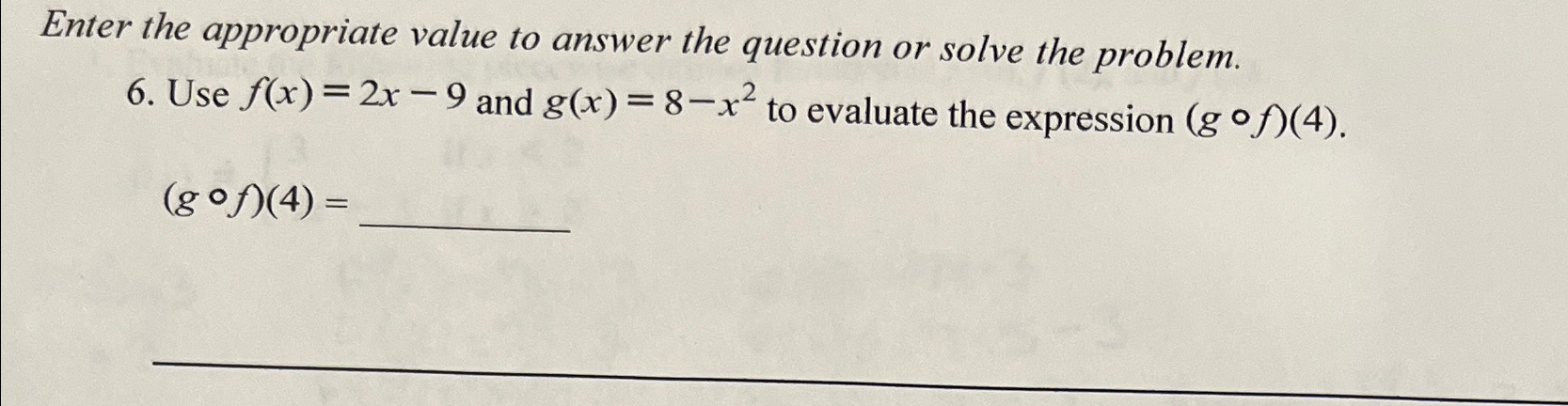 Solved Enter the appropriate value to answer the question or | Chegg.com