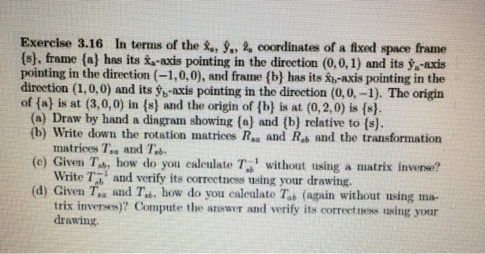 Solved Exercise 3.16 In terms of the As, 9., 24 coordinates | Chegg.com