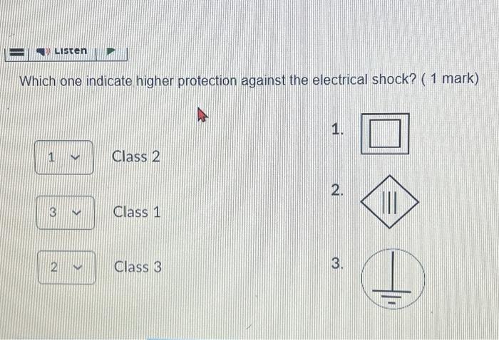 Solved Listen Which one indicate higher protection against | Chegg.com