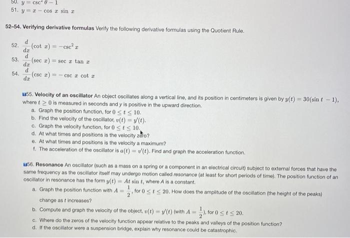 Solved 11 22 Trigonometric Limits Use Theorem 3 9 To