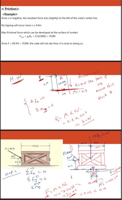 Solved Since x is negative, the resultant force acts | Chegg.com