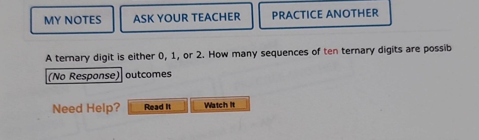 Solved A Ternary Digit Is Either 0 1 Or 2 How Many