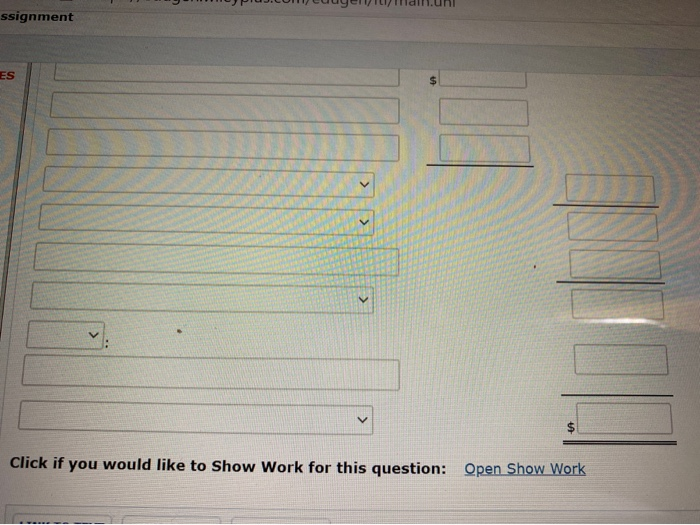 Solved Problem 13-03A a-c (Part Level Submission) (Video) | Chegg.com