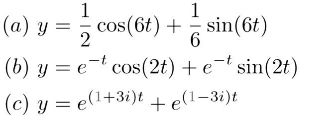 Solved Convert the three functions into amplitude-phase | Chegg.com