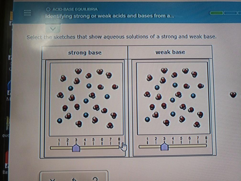 Solved CCD LASE EQUILIBRA Identifying strong or weak acids | Chegg.com