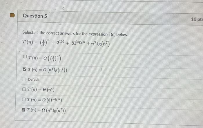 Solved Select all the correct answers for the expression | Chegg.com