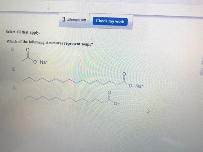 Solved 3 attempts left Check my work Select all that apply. | Chegg.com