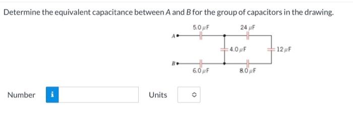 Solved Determine the equivalent capacitance between A and B | Chegg.com
