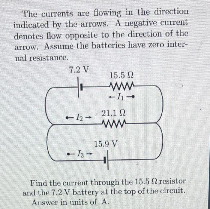 Solved The currents are flowing in the direction indicated | Chegg.com