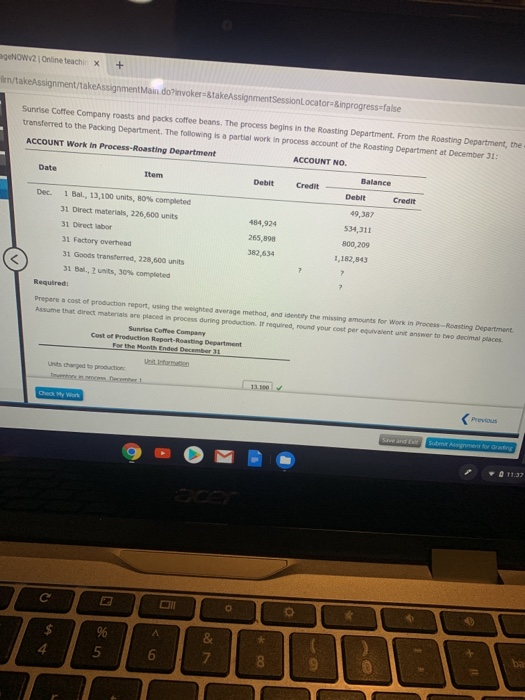 Solved WV2 Online teachi + takeAssignment/takeAssignment | Chegg.com
