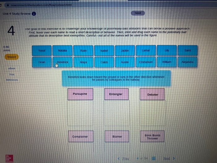 Unit 4 Study Review Saved ne goal of this exercise is | Chegg.com