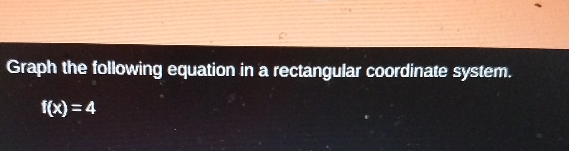 Solved Graph the following equation in a rectangular | Chegg.com