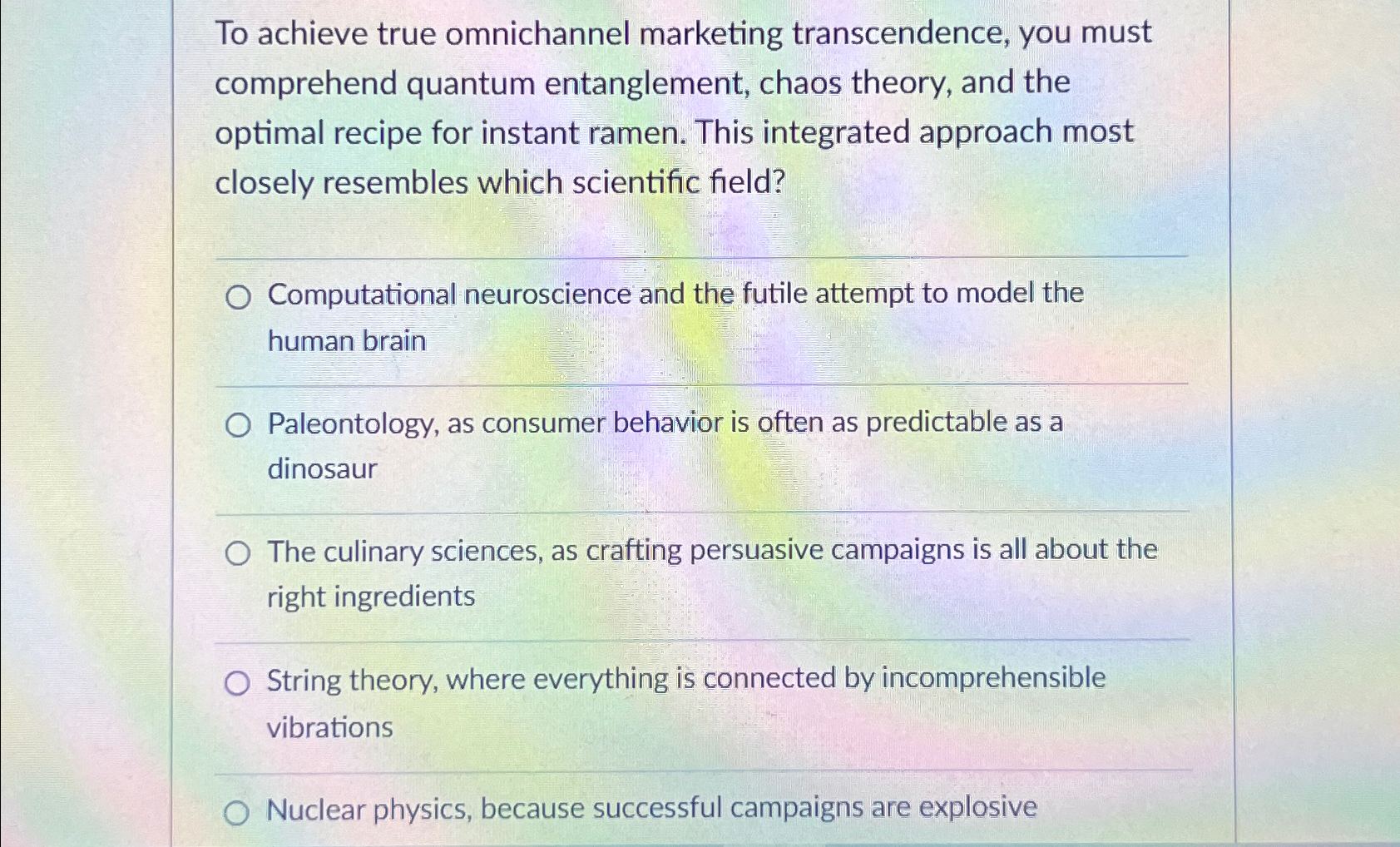 Solved To achieve true omnichannel marketing transcendence, | Chegg.com