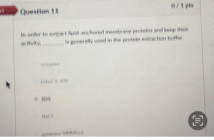 Solved In order to extract lipid-anchored membrane proteins | Chegg.com