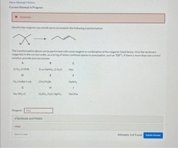 Solved Show Attempt History Current Attempt in Progress | Chegg.com