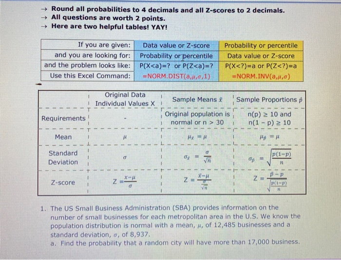 Solved Round all probabilities to 4 decimals and all | Chegg.com