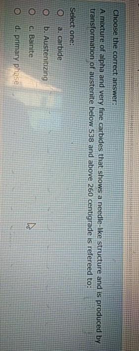 Solved Choose the correct answer: A mixture of alpha and | Chegg.com