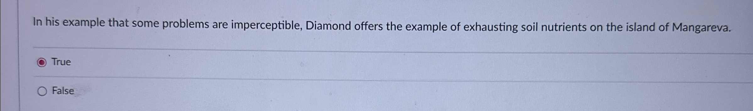 Solved In his example that some problems are imperceptible, | Chegg.com