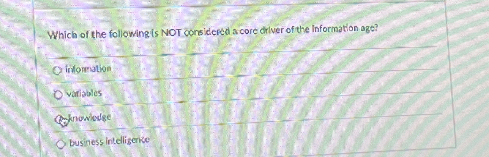 Solved Which of the following is NOT considered a core | Chegg.com