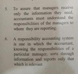 Solved Chapter 4 RESPONSIBILITY ACCOUNTING, DECENTRALIZATION | Chegg.com