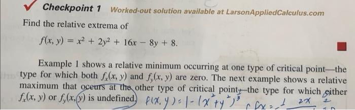 Solved Checkpoint 1 Worked-out solution available at | Chegg.com