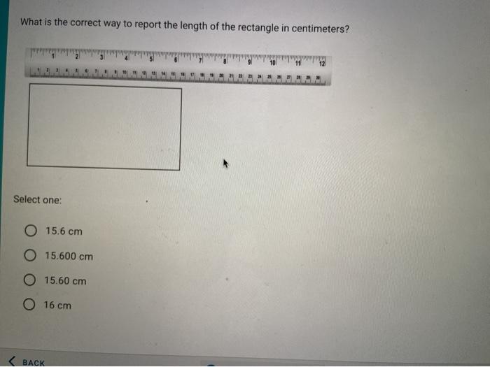 Solved What is the correct way to report the length of the | Chegg.com