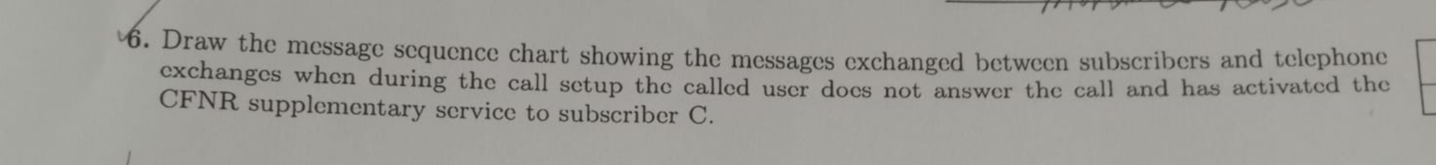 Solved Draw the message sequence chart showing the messages | Chegg.com