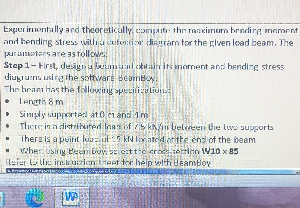 Solved Experimentally and theoretically, compute the maximum | Chegg.com