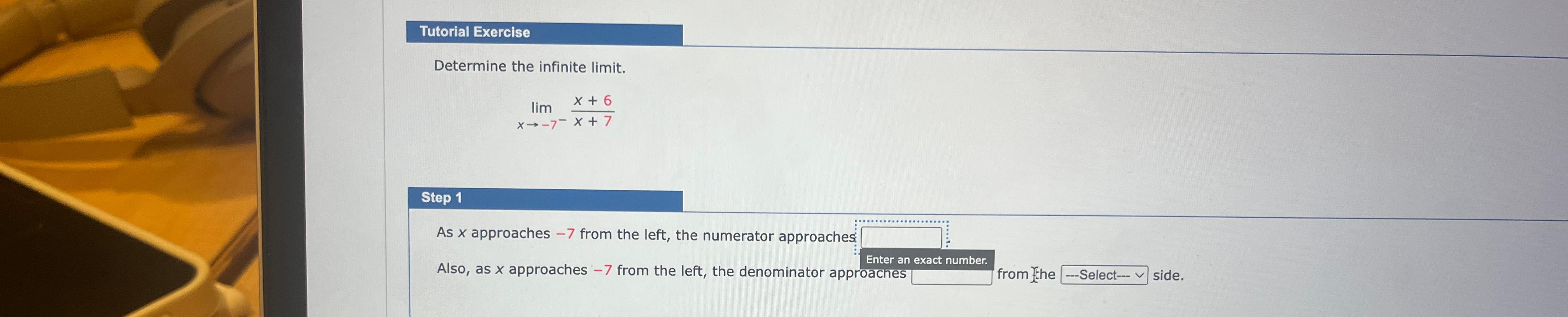 Solved Tutorial ExerciseDetermine the infinite | Chegg.com