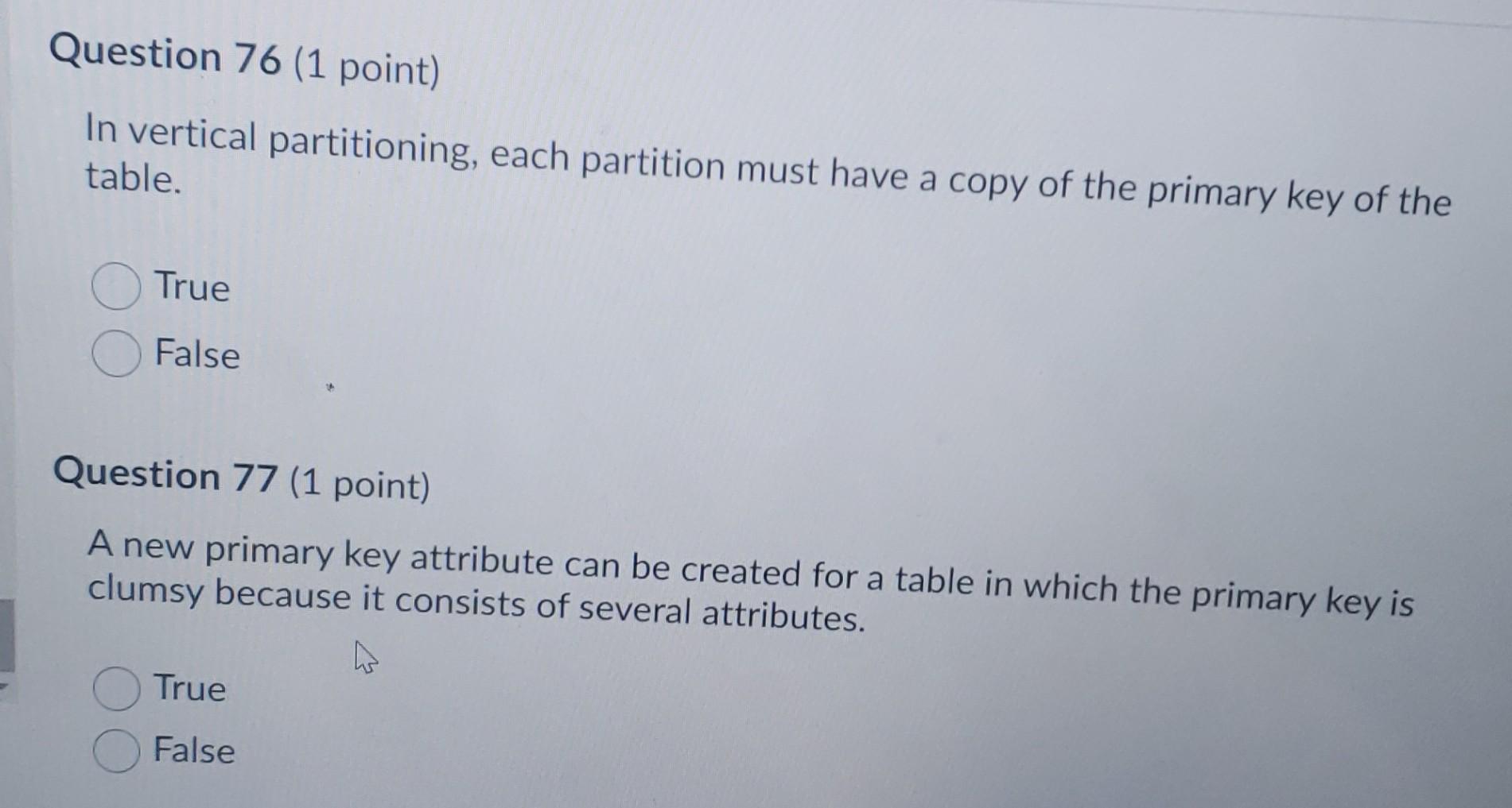 Solved Question 74 (1 point) The physical design technique | Chegg.com