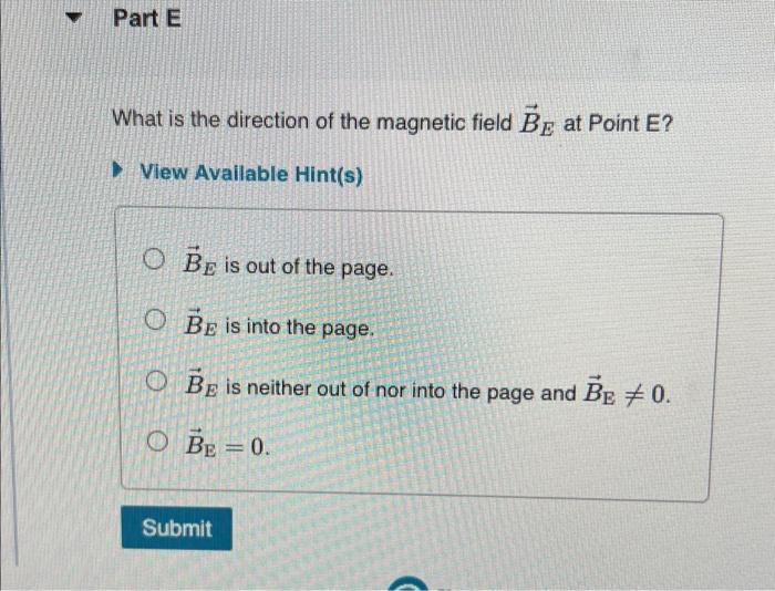 Solved Find the direction of the magnetic field at each of | Chegg.com