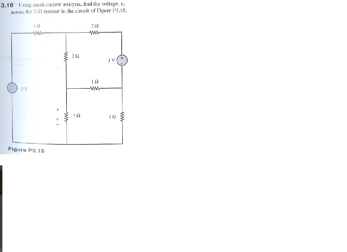 Solved Using mesh current analysis, find the voltage, u | Chegg.com