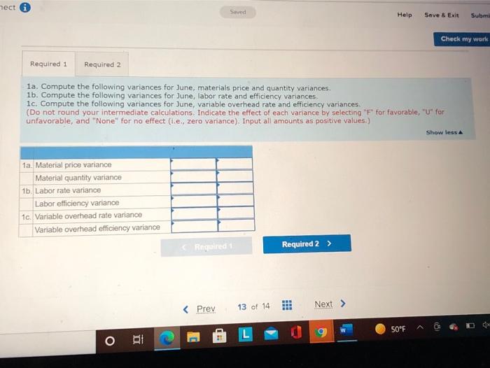 Solved Problem 10-15 (Static) Comprehensive Variance | Chegg.com