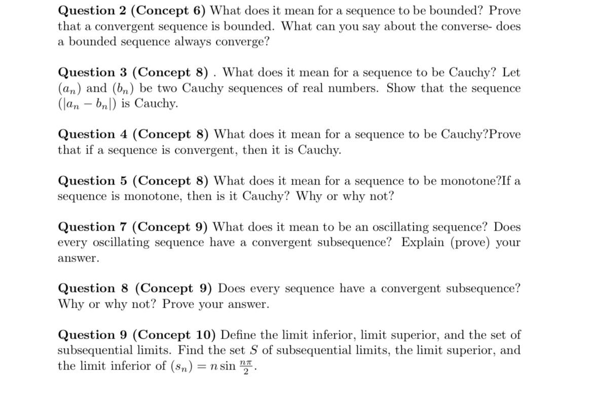 Solved PLEASE SOLVE ALL THEM:Question 2 (Concept 6) ﻿What | Chegg.com