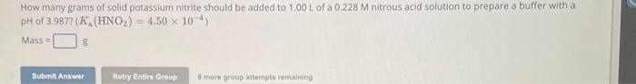 Solved An aqueous solution contains 0.20M potassium | Chegg.com