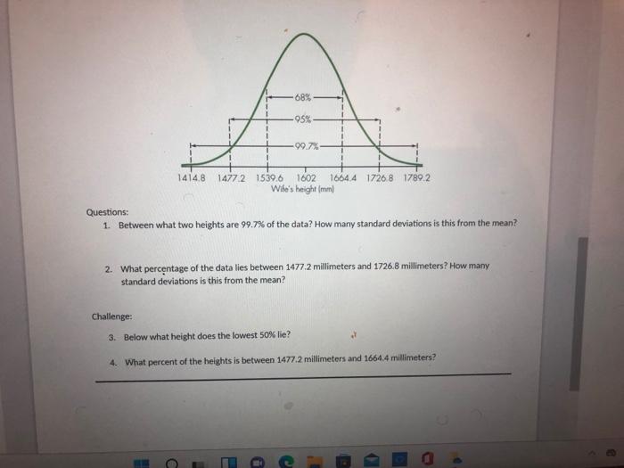 Solved Chapter 2.7: Bell-Shaped Distributions and Standard | Chegg.com