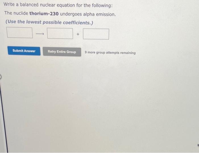 Solved Fill in the nuclide symbol for the missing particle | Chegg.com