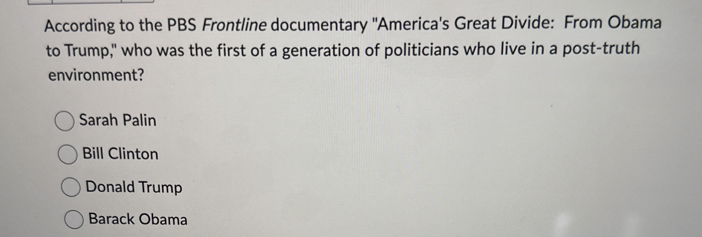 Solved According to the PBS Frontline documentary "America's | Chegg.com