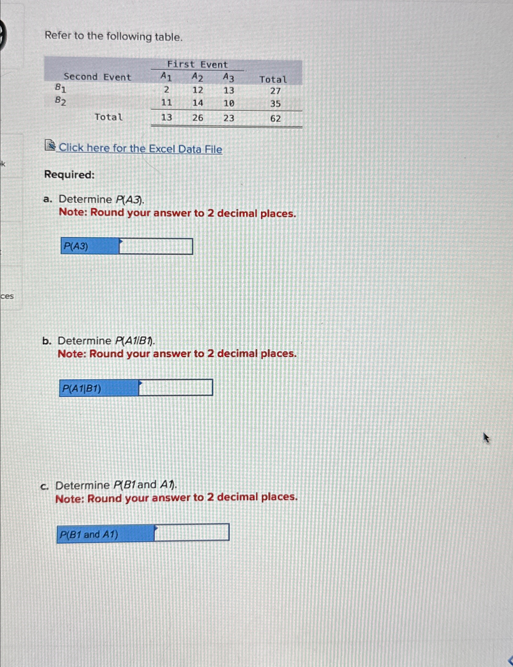 Refer to the following table.\table[[Second | Chegg.com