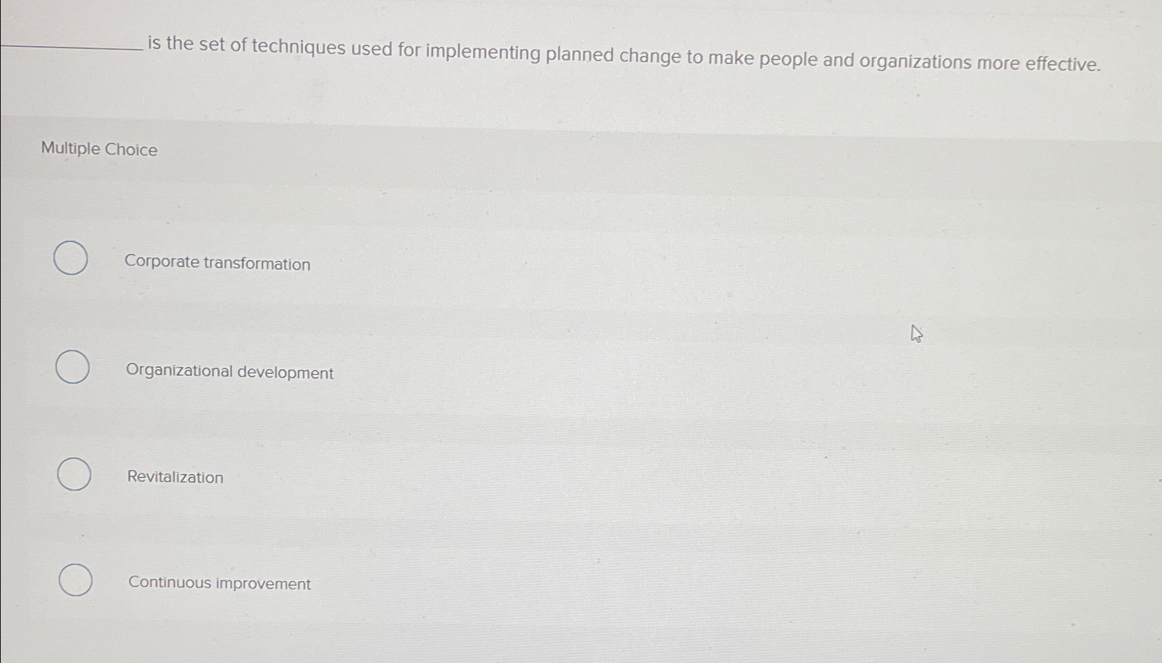 Solved is the set of techniques used for implementing | Chegg.com
