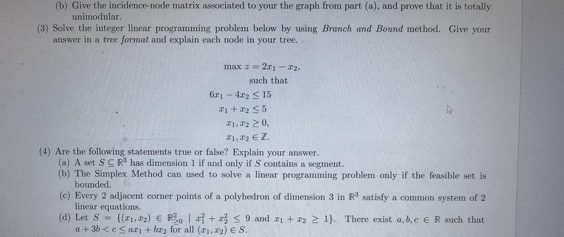 Solved Only question3 please. Please don't copy other | Chegg.com