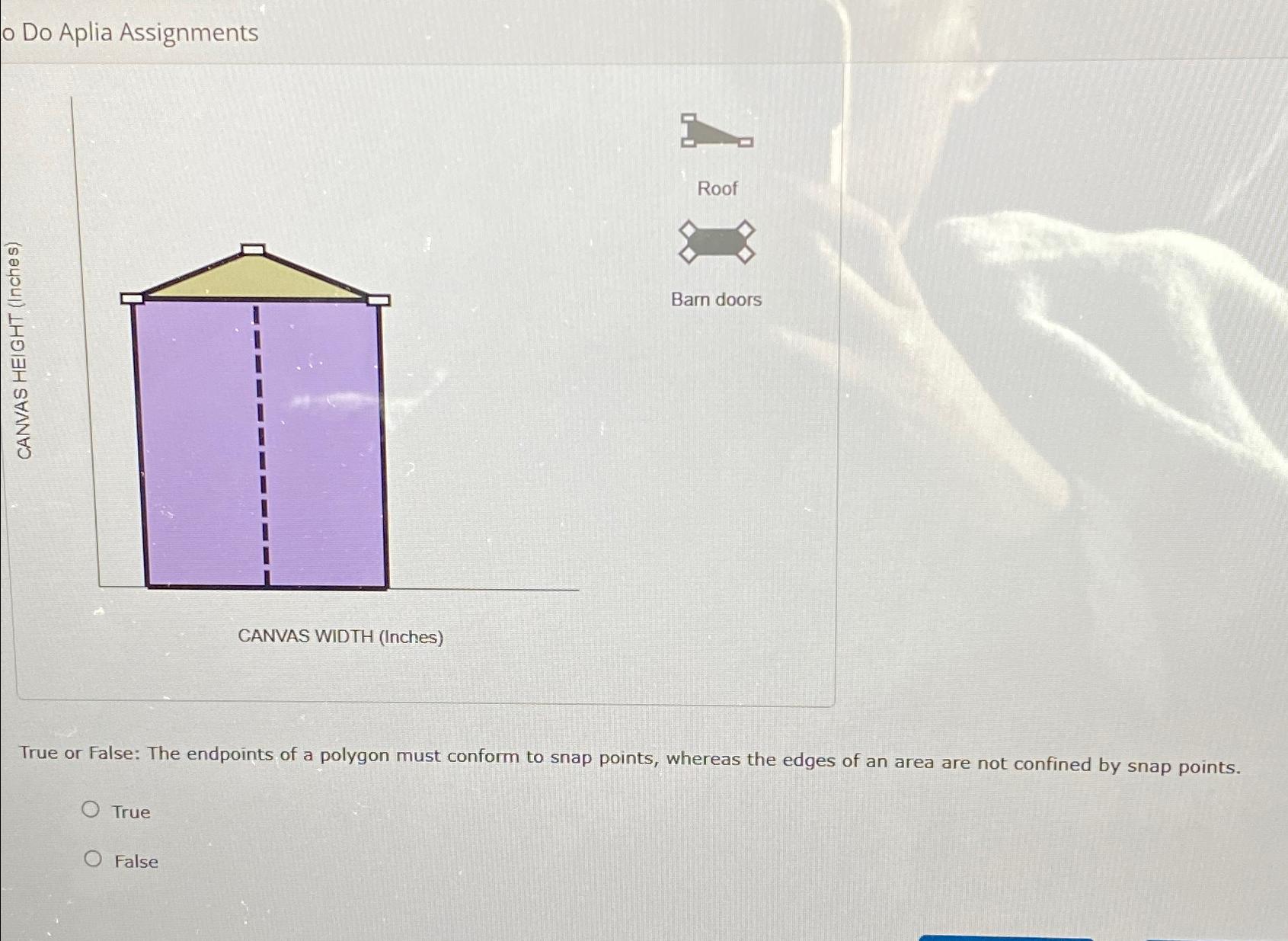 Solved o Do Aplia AssignmentsTrue or False: The endpoints of | Chegg.com