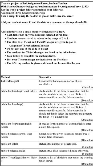 Solved Create a project called AssignmentThree_StudentNumber | Chegg.com