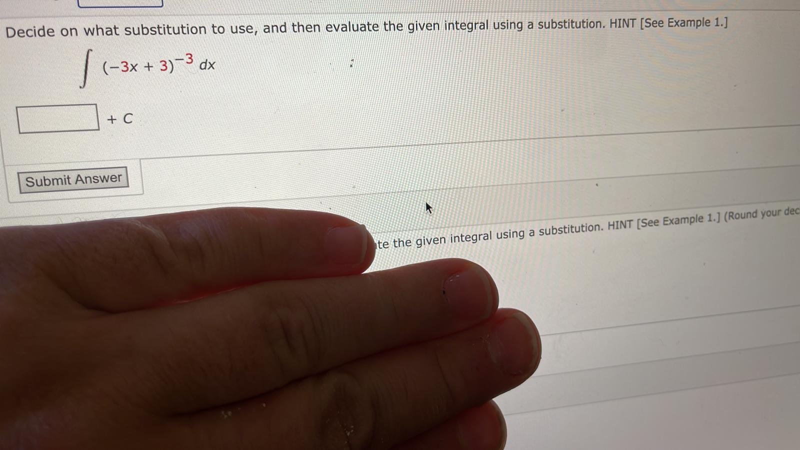 Solved Decide on what substitution to use, and then evaluate | Chegg.com