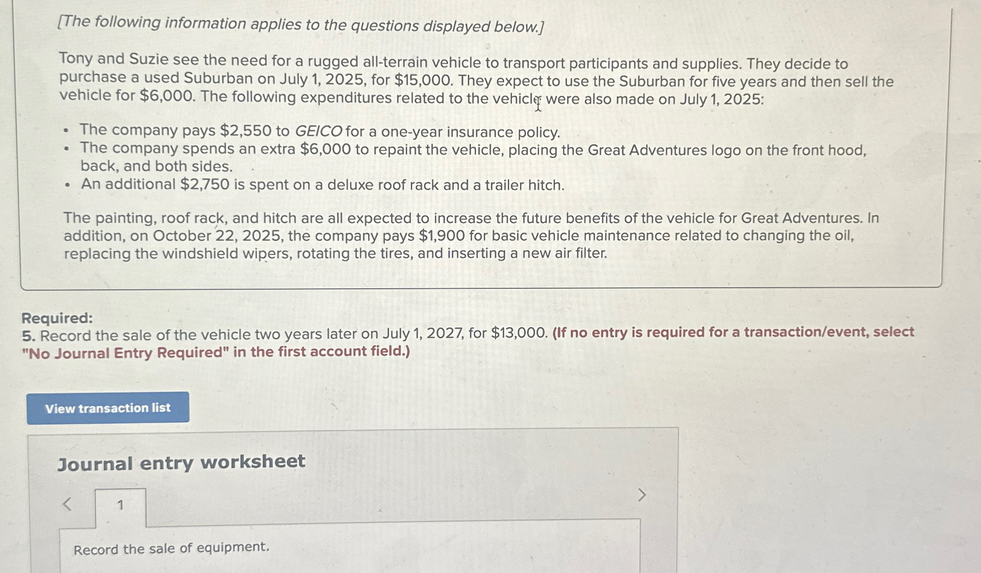 Solved [The following information applies to the questions | Chegg.com