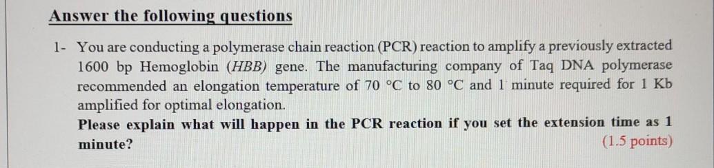 Solved Answer the following questions 1. You are conducting | Chegg.com