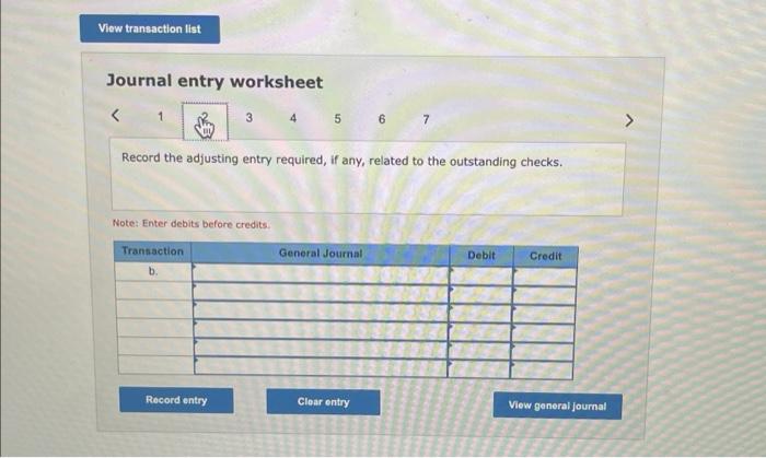 Solved Journal entry worksheet Record the adjusting entry | Chegg.com