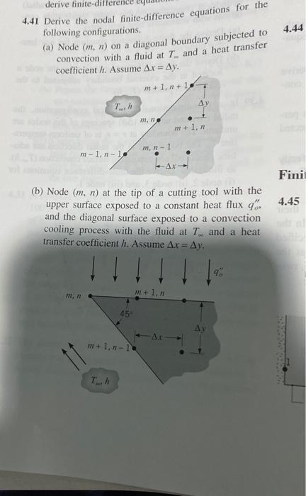 Solved derive finite-dil 4.44 4.41 Derive the nodal | Chegg.com