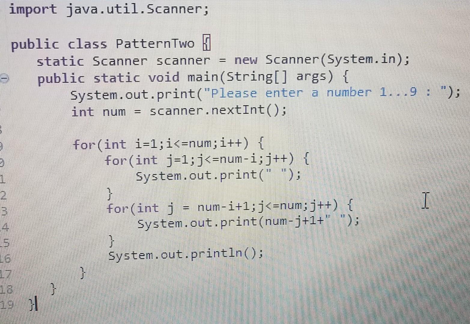 Solved Write a Java program that prompts the user for an int | Chegg.com