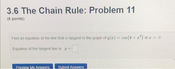 Solved 3.6 The Chain Rule: Problem 8 (6 points) Let | Chegg.com